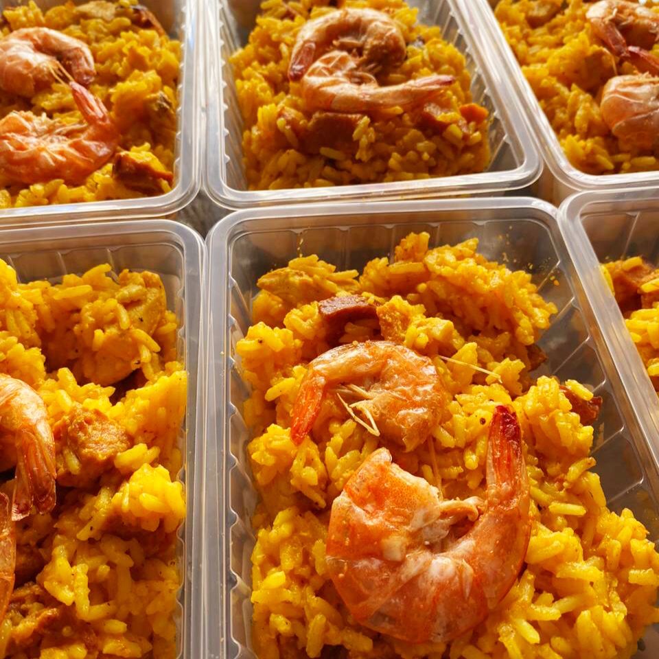 NOVIDADE! Arroz Espanhol – arroz cozido com temperos naturais, frango ...